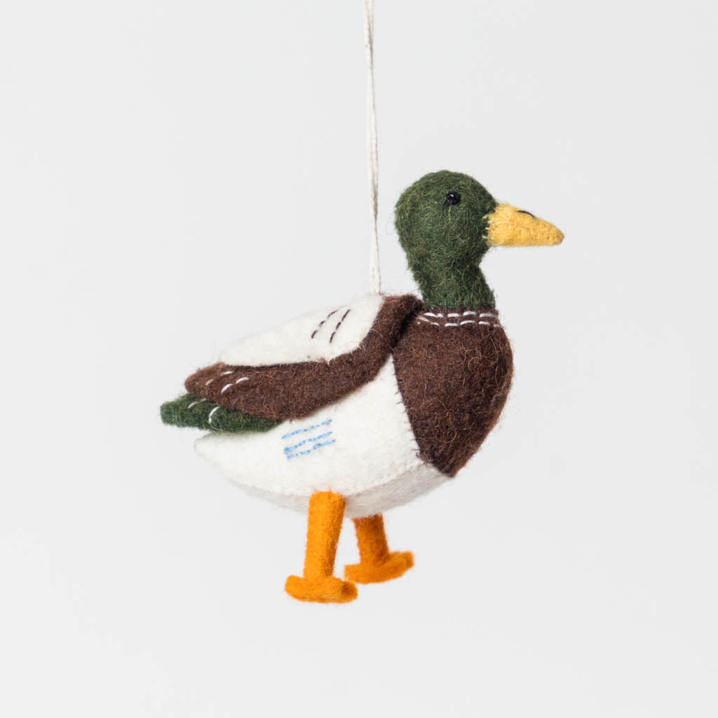 Mallard Duck Ornament – Handmade Nature-Inspired Décor – Craftspring