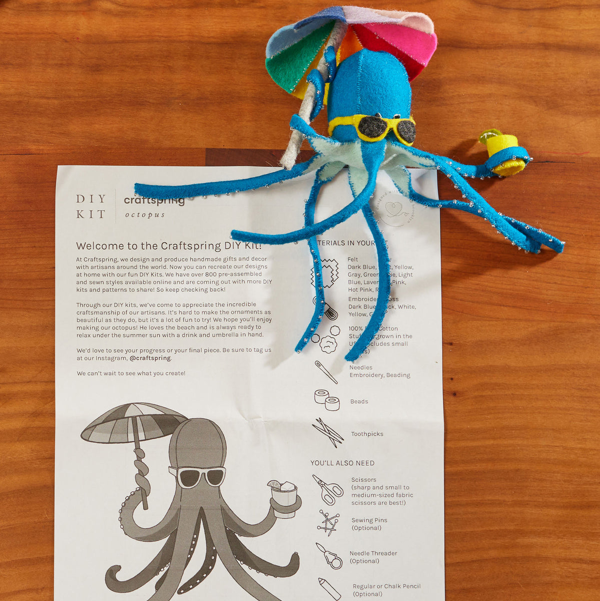 DIY Octopus Download – Craftspring