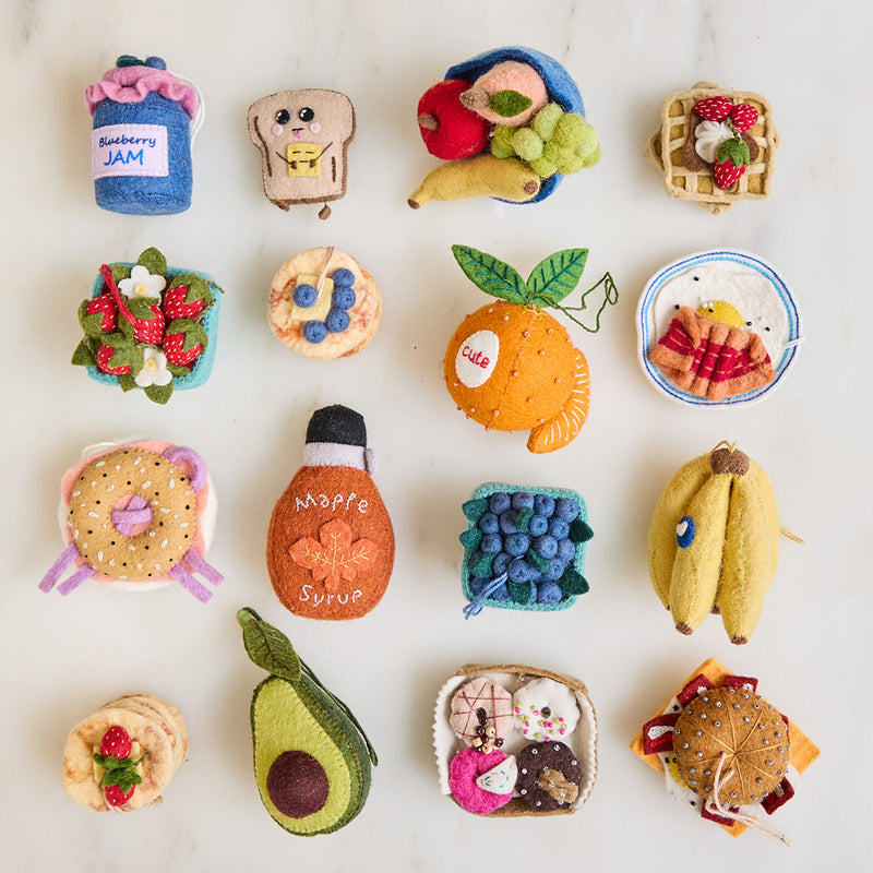 Food Ornaments – Handmade Felt Gifts for Bakers, Chefs & NYC Food Fans ...