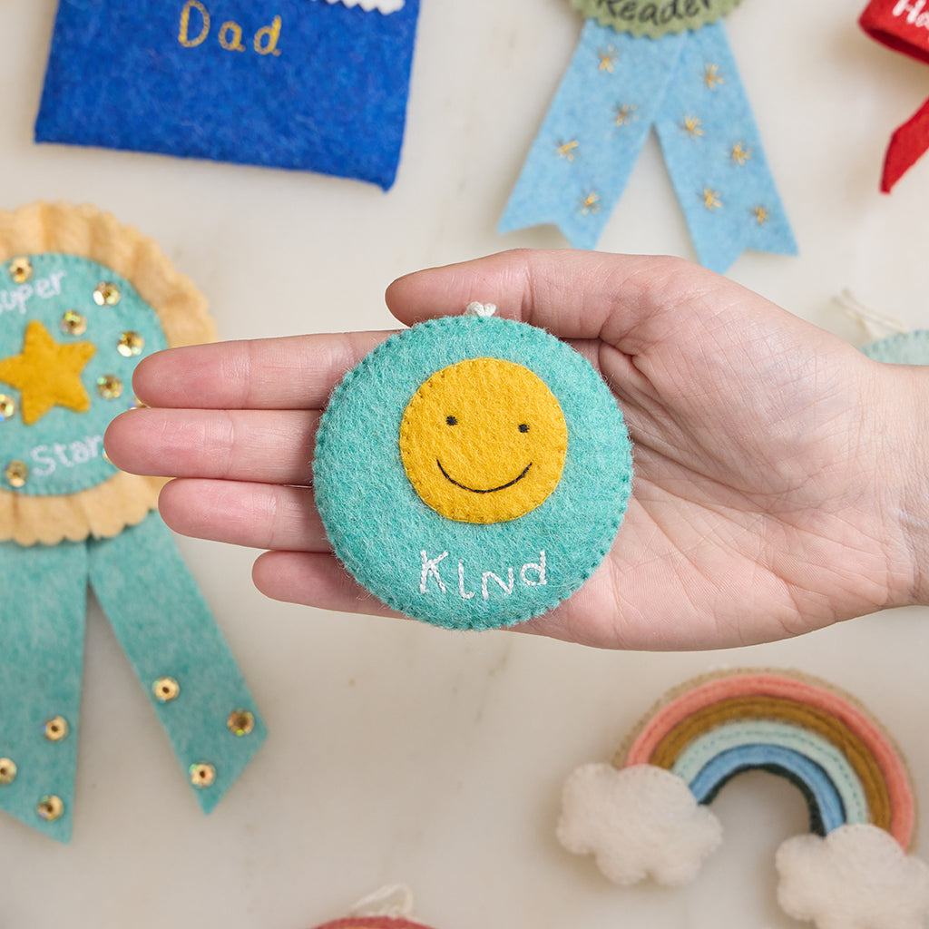 Kindness Counts Badge | Handmade Merit Pin for Gratitude ...