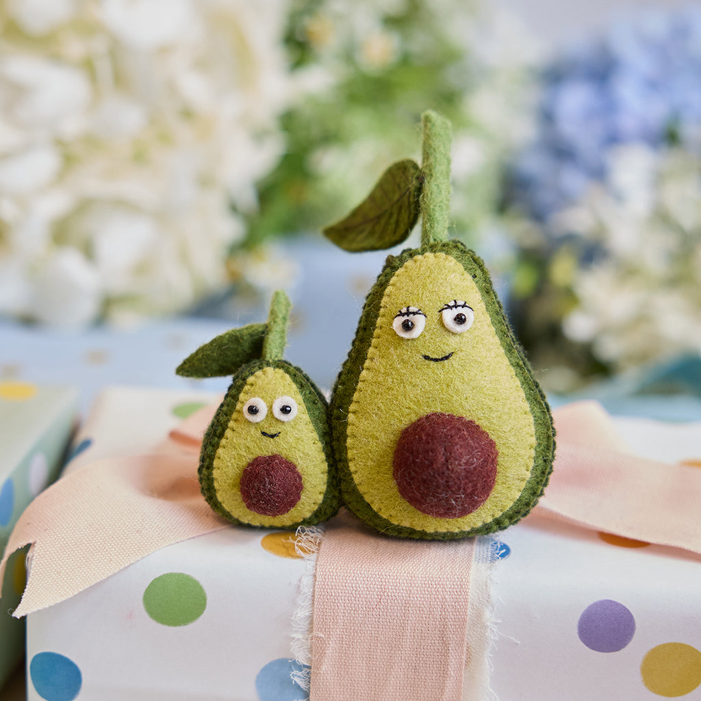 You & Me Avocados Ornament – Handmade Fruit Parent & Baby Holiday Gift ...