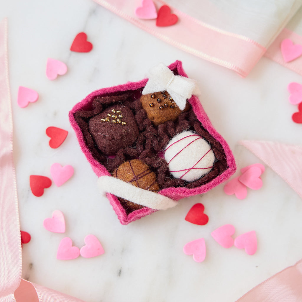 Chocolate Truffle Box Ornament – Valentine’s Day Gift Decor – Craftspring