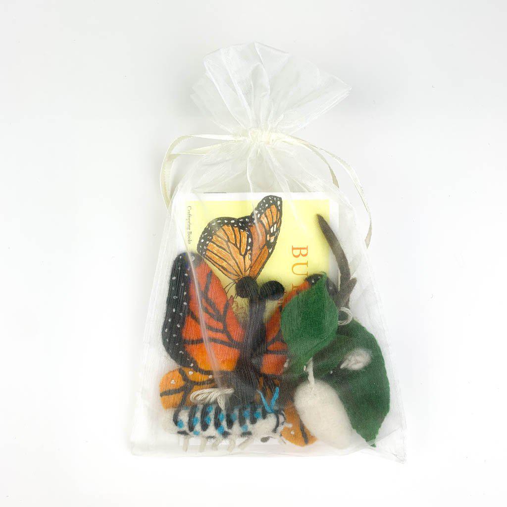 Hand Needle Felted Life Cycle of an Orange Monarch Butterfly Learning ...