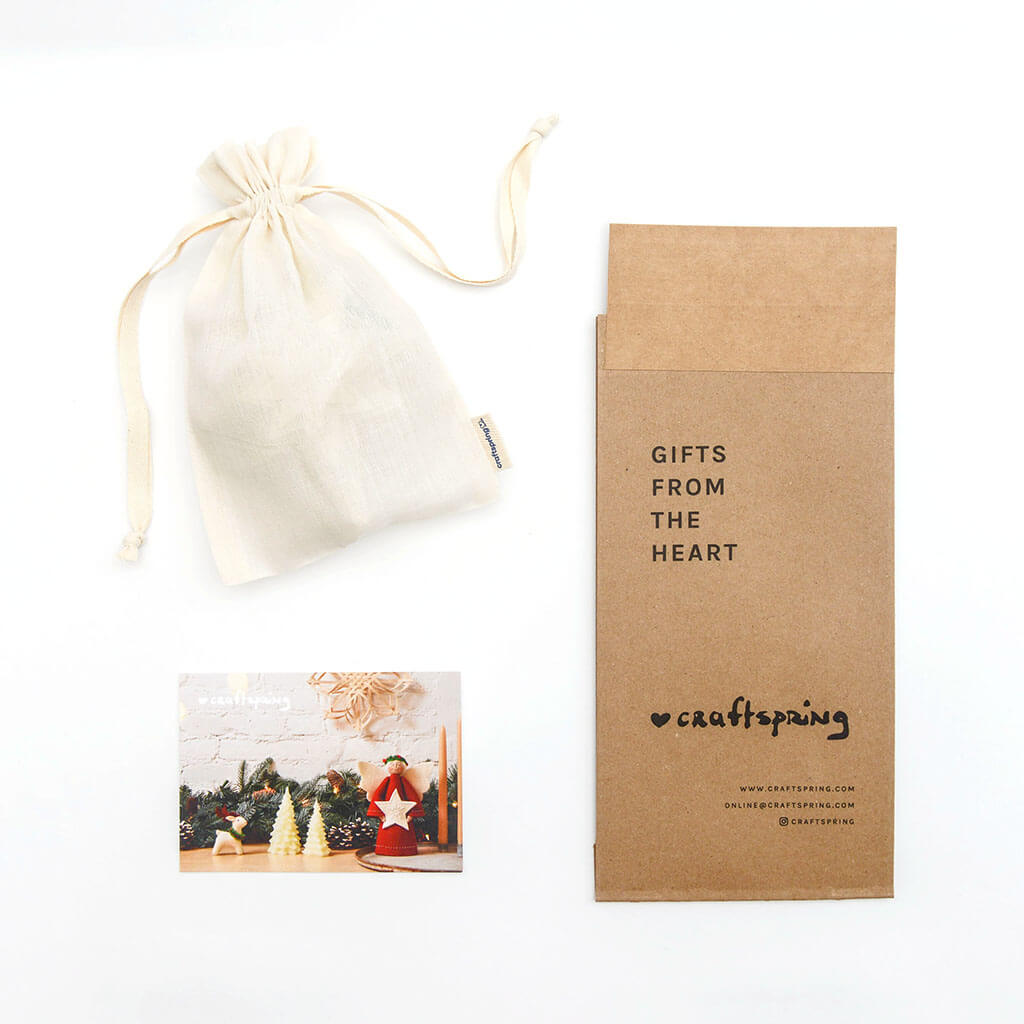 Hand Felted Large Season of Peace White Dove Tree Topper – Craftspring