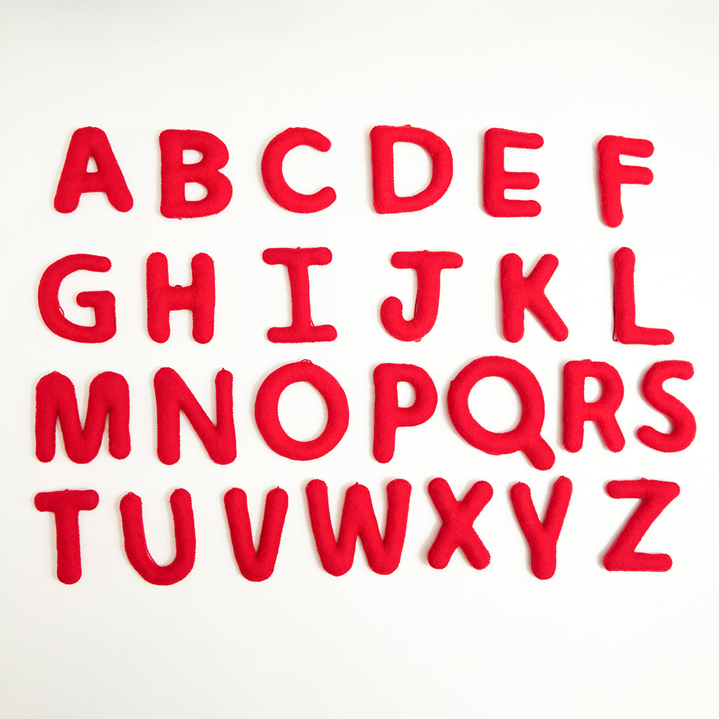 Hand Felted Red Letter Ornament – Craftspring